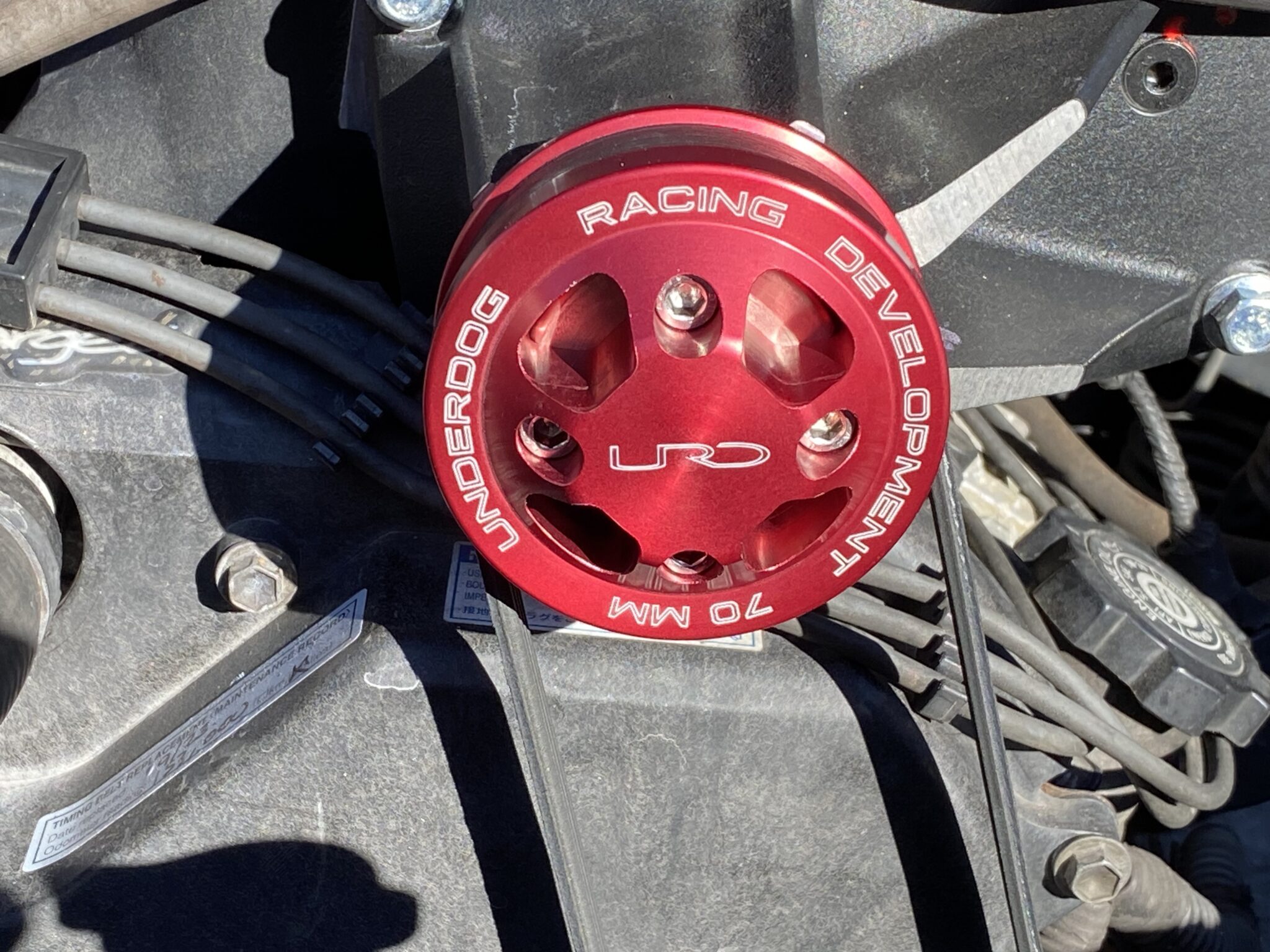URD SuperGrip Supercharger Pulley 70mm Magnuson TVS-1320 5VZ - Underdog ...